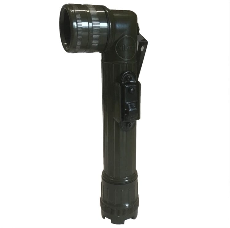 Mil-Tec – Army Angled Flashlight - airsoftneeds.nl