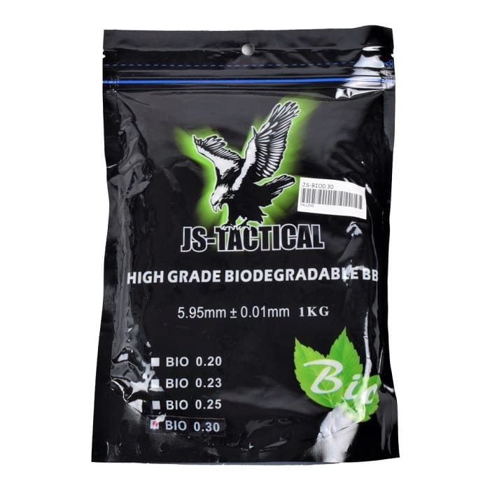 JS-Tactical – Biodegradable Airsoft Pellets 0,30g – White (1Kg ...