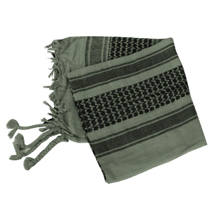 Mil-Tec – Tactical Shemagh (groen/zwart) - airsoftneeds.nl
