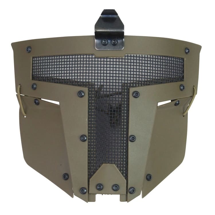 Kombat UK – Trojan Mask (coyote) - airsoftneeds.nl