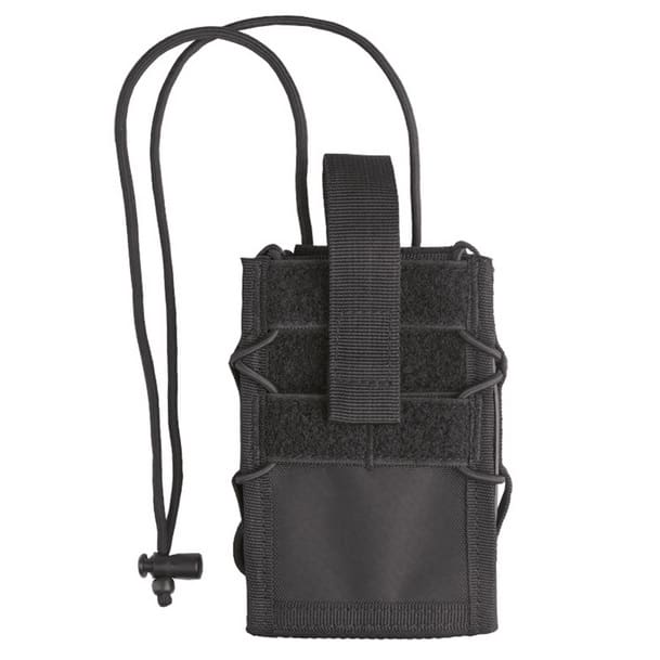 Mil-Tec – Mobile Phone Pouch Molle (zwart) - airsoftneeds.nl