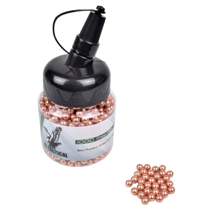 JS-Tactical – Copper Plated Steel Ball Pellets 6mm (1000 st ...
